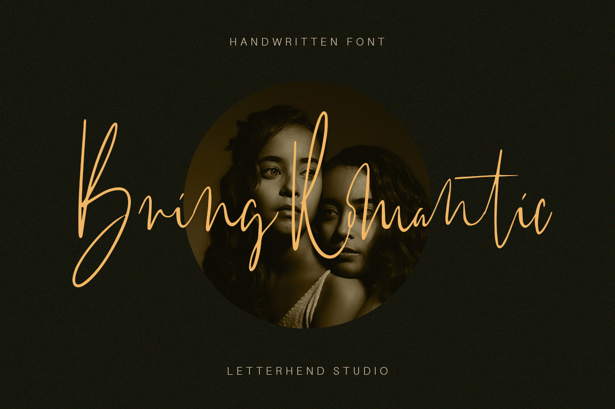 Bring Romantic - Handwritten Font by letterhend | GraphicRiver