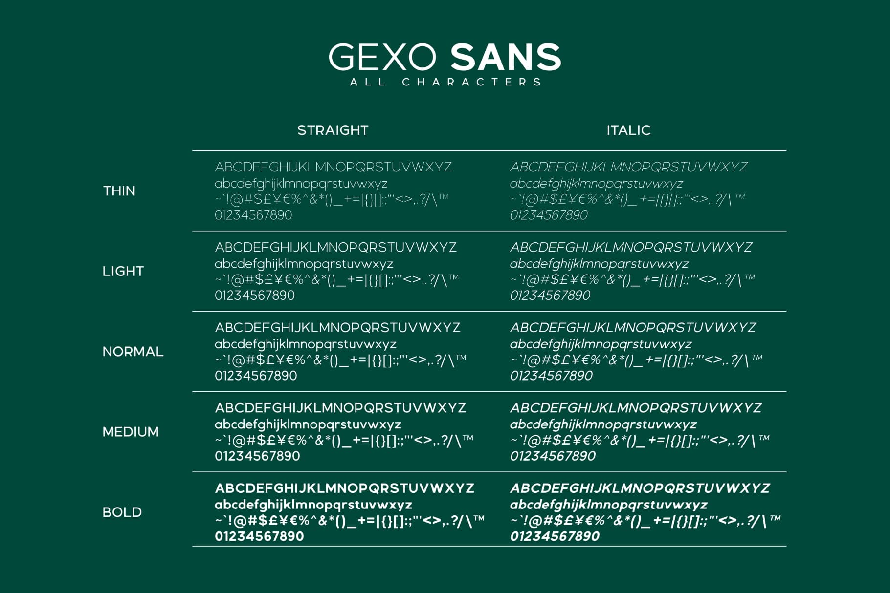 Gexo Sans - Elegant Sans, Fonts | GraphicRiver