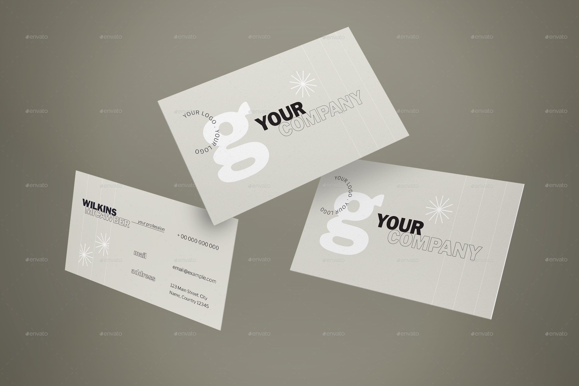 Simple Business Card, Print Templates | GraphicRiver