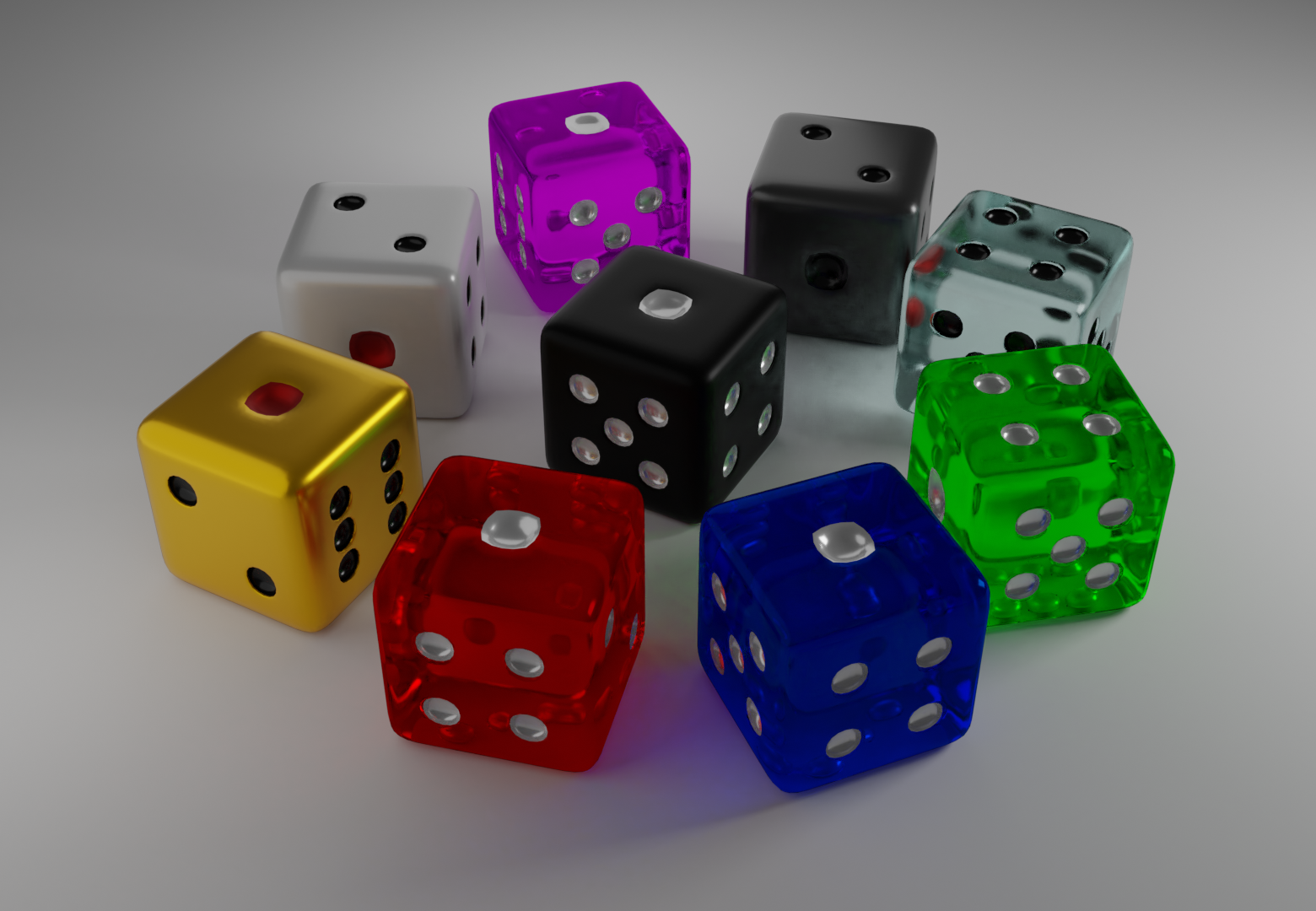 Realistic Dice Pack by Blecond | 3DOcean