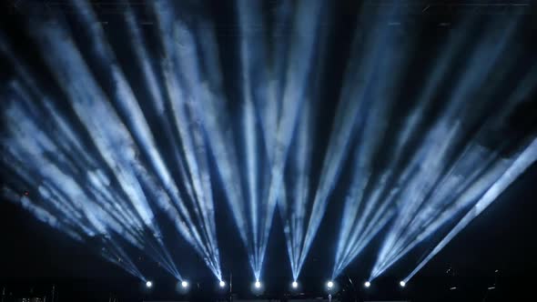 Stage Lights Raise The Beams Up 1, Stock Footage | VideoHive