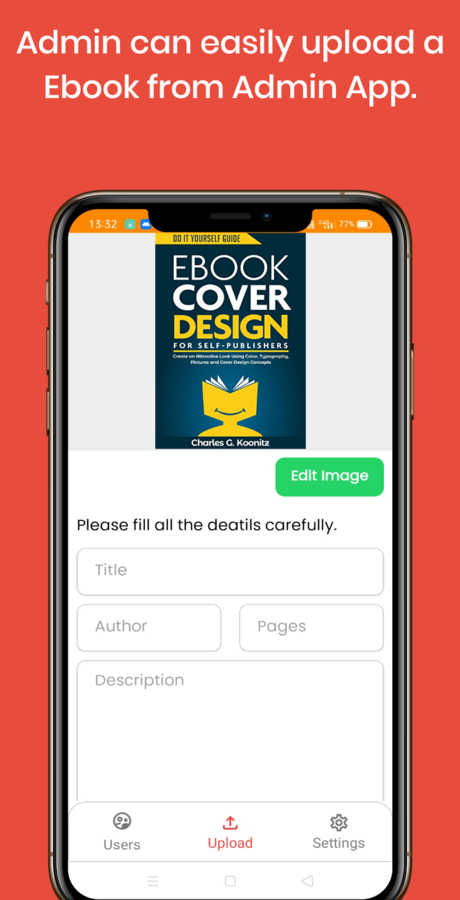 Ebooker - Android Ebooks App (PDF, Firebase, Material Design, Admin Panel, Admob, FCM) by ...