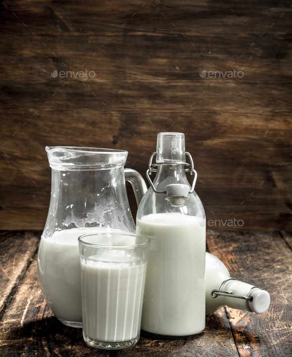 Fresh cow's milk. Stock Photo by Artem_ka | PhotoDune