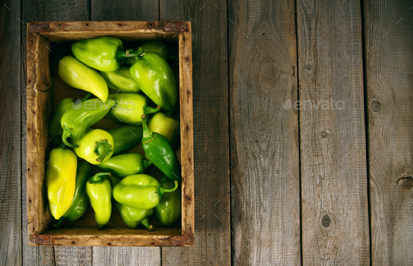 Pepper in a box Stock Photo by Artem_ka | PhotoDune