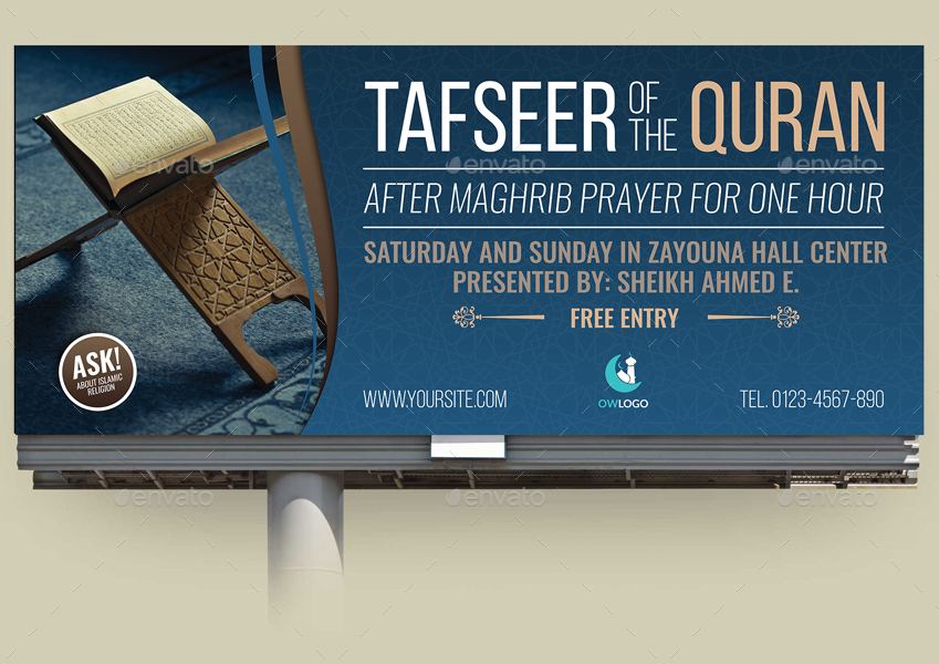 Islamic Advertising Bundle Vol.2, Print Templates | GraphicRiver