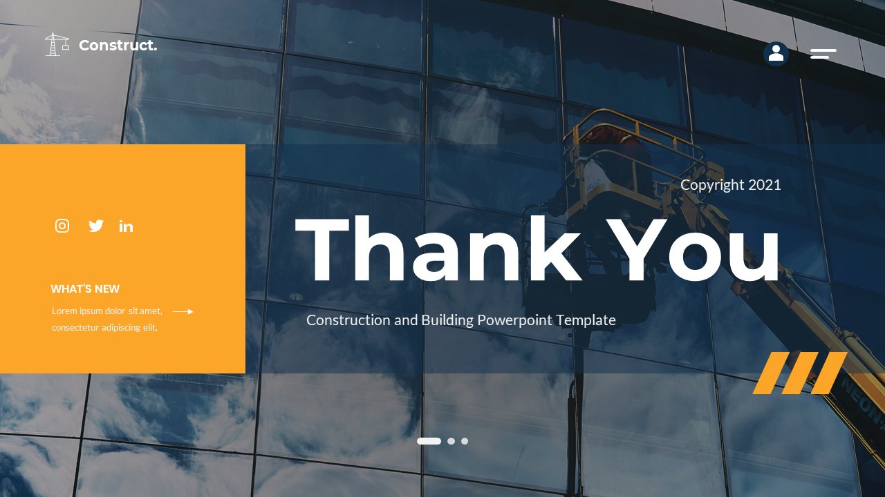 Construct – Construction & Building PowerPoint Template, Presentation ...