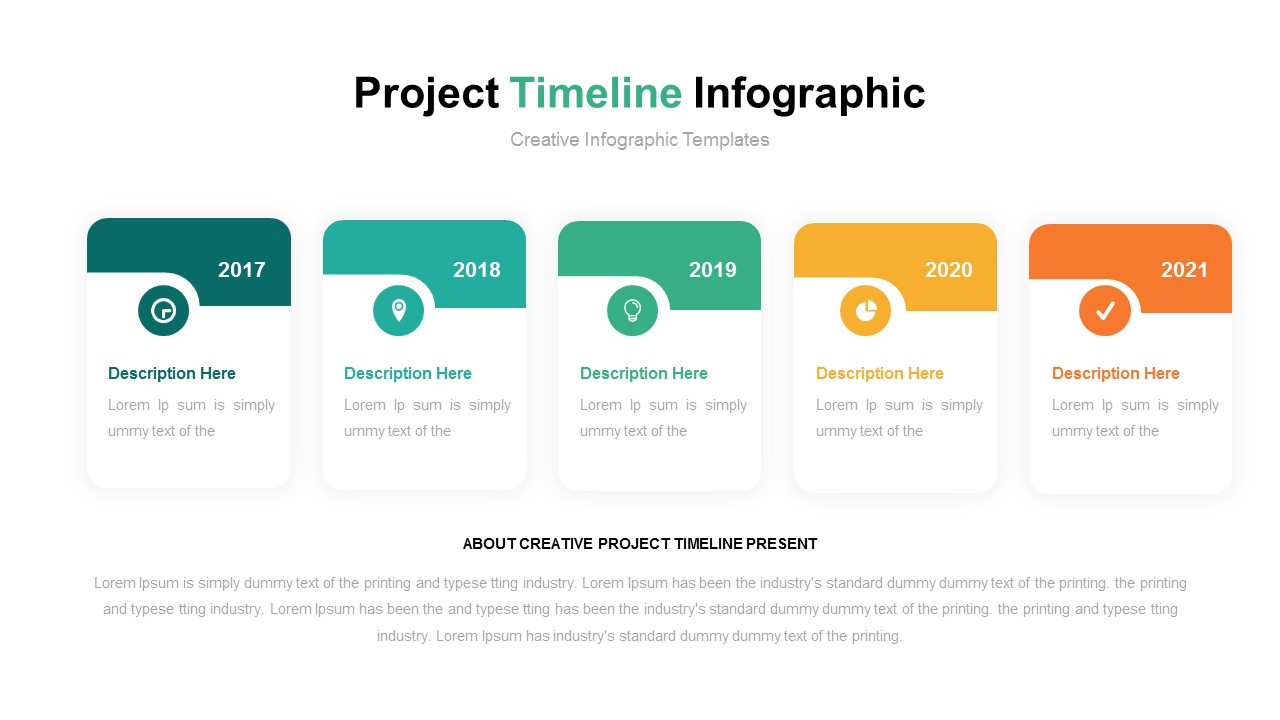 Project Timeline Keynote Presentation Template, Presentation Templates