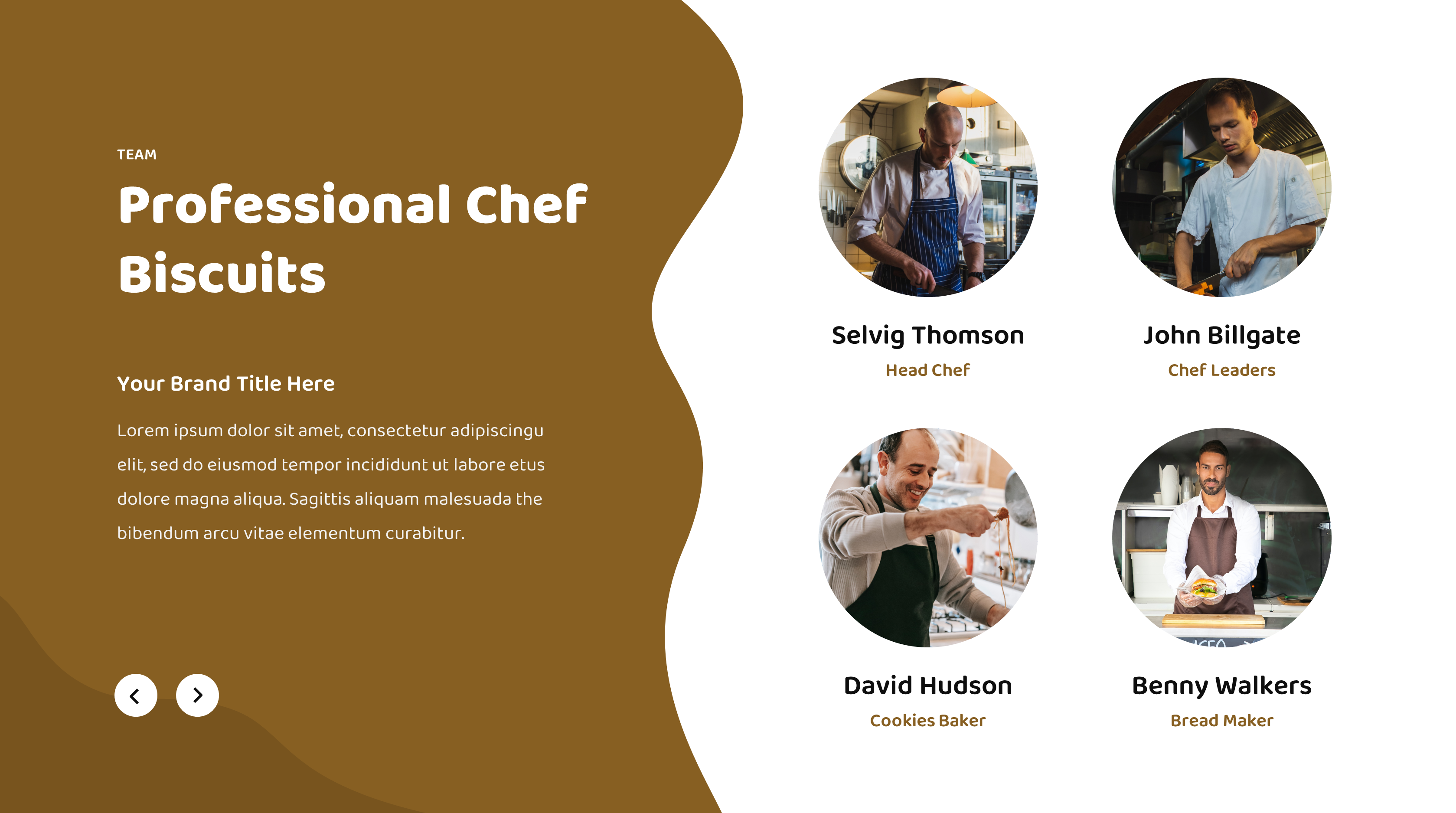 Biscuits - Bakery, Cake & Cookies PowerPoint Template, Presentation ...