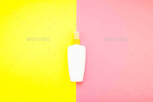 Sunscreen blank bottle mockup Stock Photo by nzooo | PhotoDune