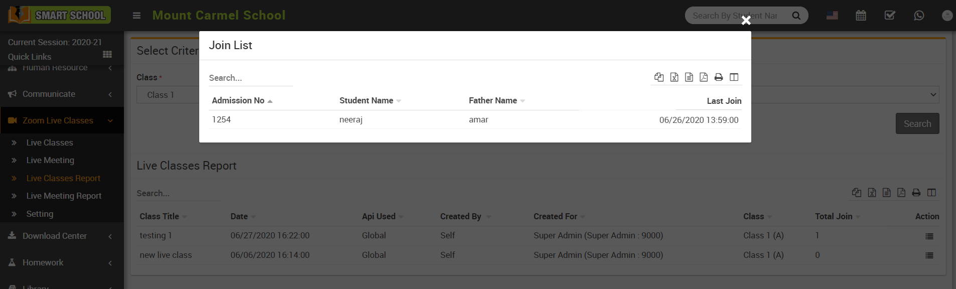 Smart School Zoom Live Class by QDOCS | CodeCanyon