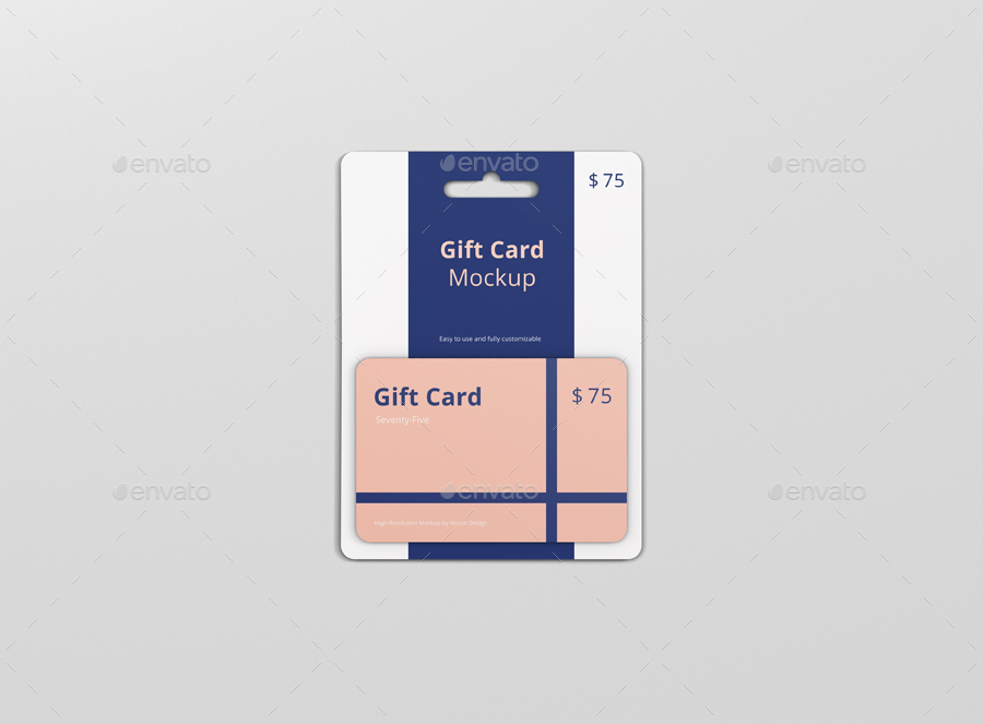 Gift Card Mockup Bundle, Graphics | GraphicRiver
