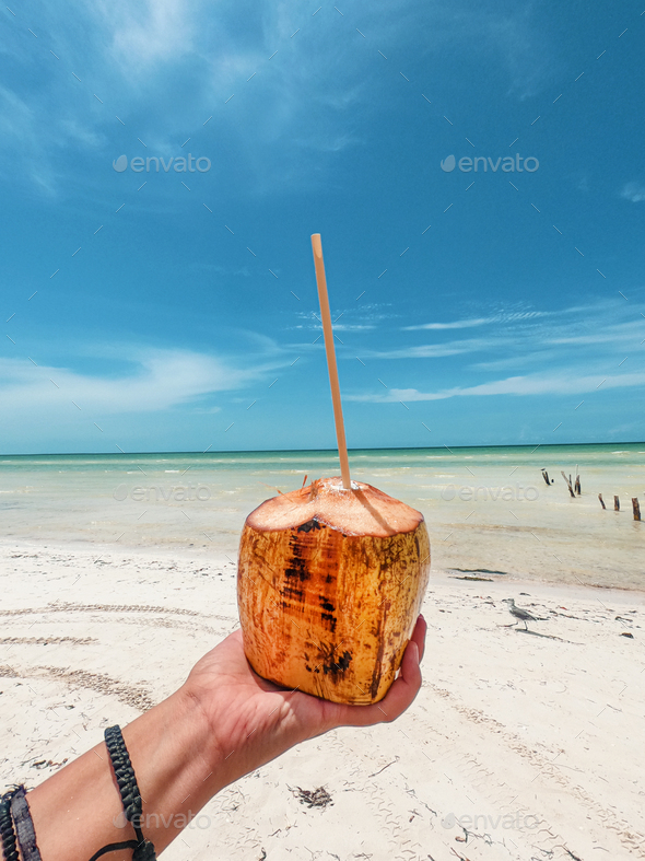 Coco caribeño Stock Photo by tripinmexico | PhotoDune