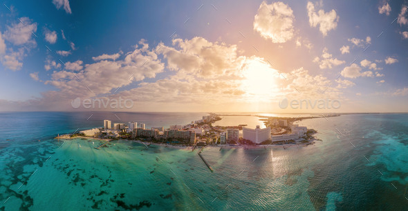 Atardecer en Cancún Stock Photo by tripinmexico | PhotoDune