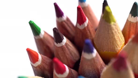 Rotating Colored Pencils, Stock Footage | VideoHive