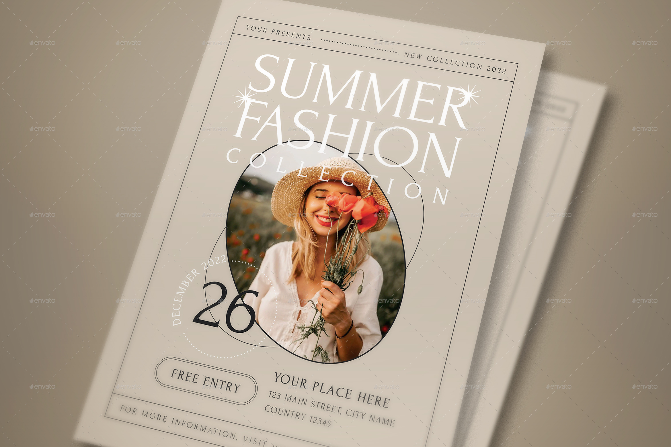 Summer Fashion Collection Flyer Set, Print Templates | GraphicRiver