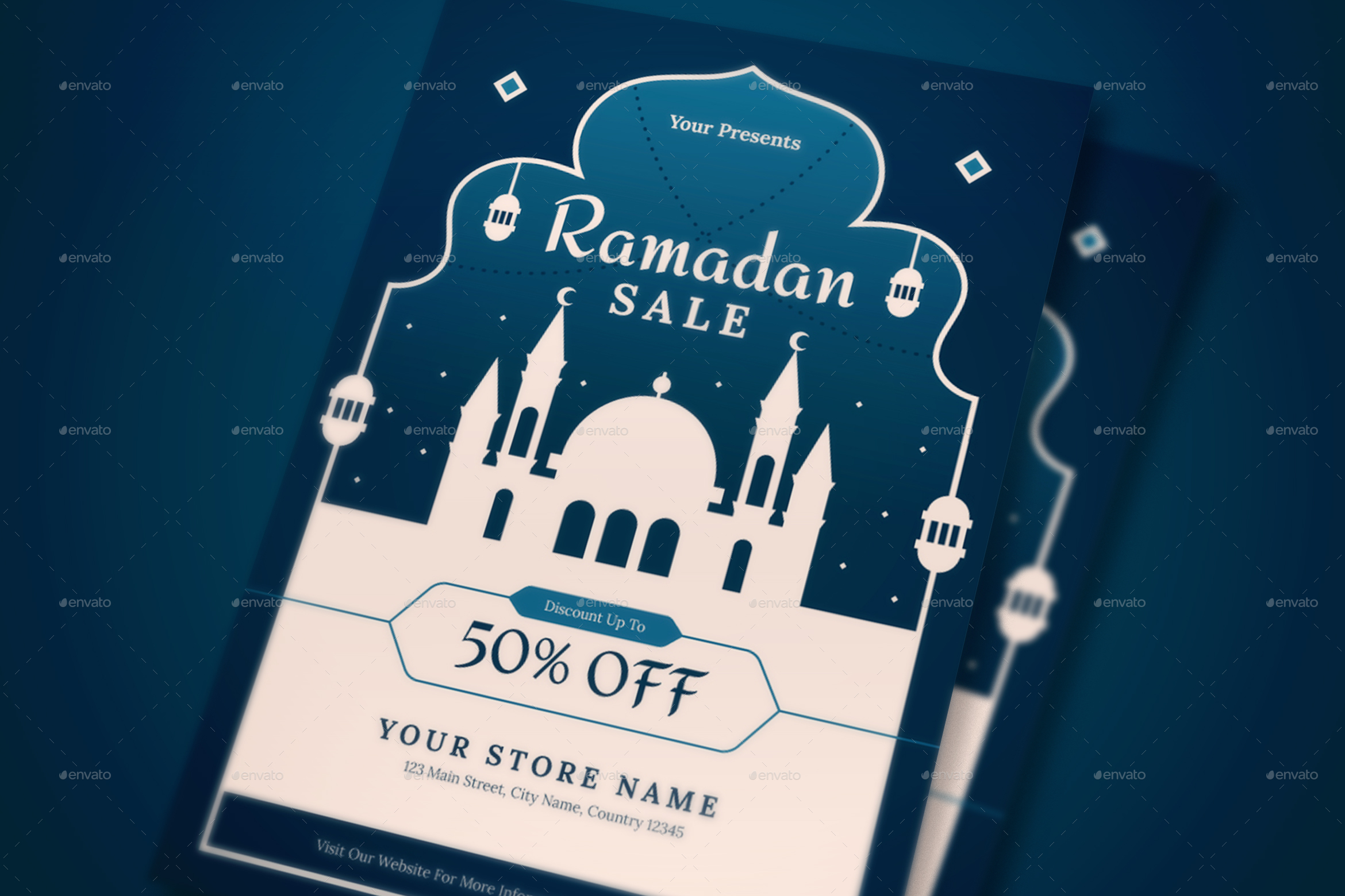 Ramadhan Sale Flyer Set, Print Templates | GraphicRiver
