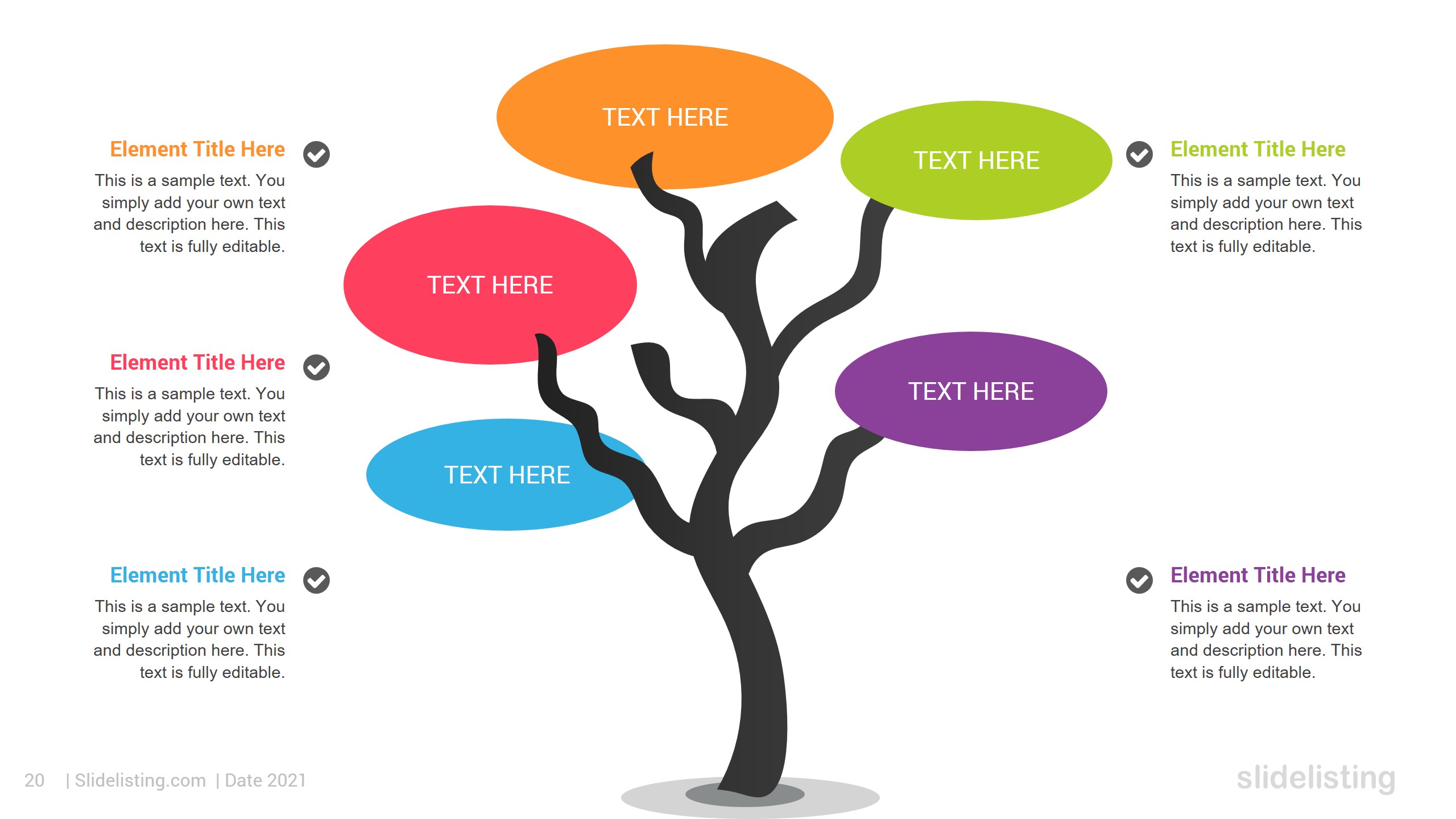 Tree Infographic PowerPoint Template, Presentation Templates | GraphicRiver