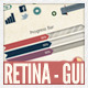 Retina - GUI set - Retro Vintage Style, Web Elements | GraphicRiver