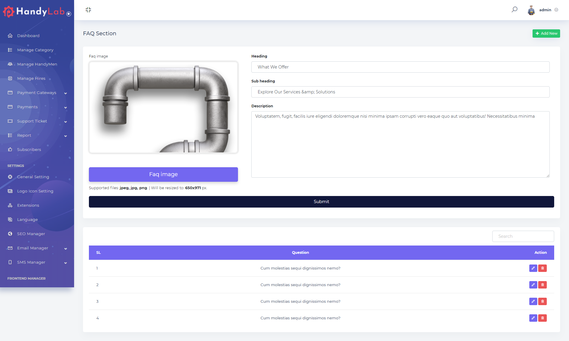 HandyLab - Handyman Listing Platform by ViserLab | CodeCanyon
