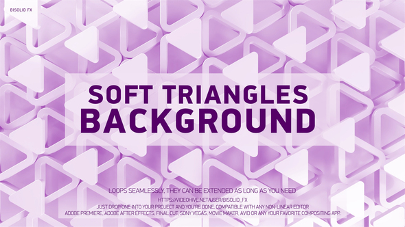 Soft Triangles Background, Motion Graphics | VideoHive