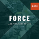FORCE - Army Military Police PowerPoint Template, Presentation Templates