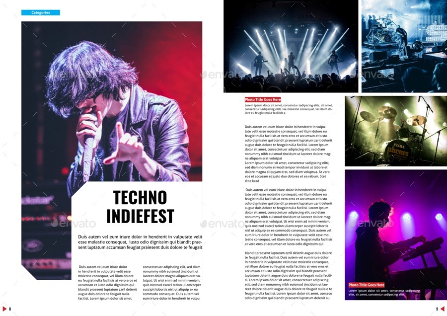 Music Magazine, Print Templates | GraphicRiver