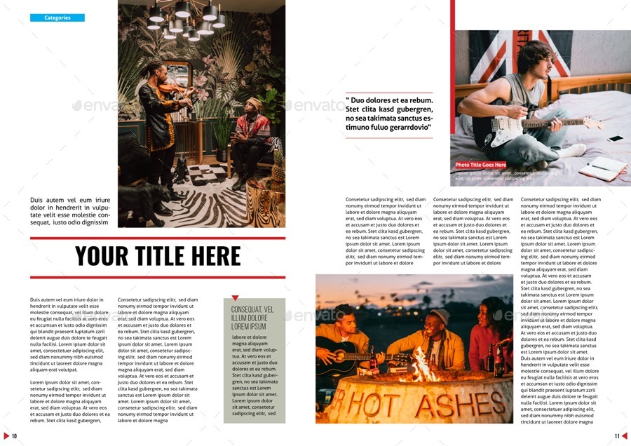 Music Magazine, Print Templates | GraphicRiver