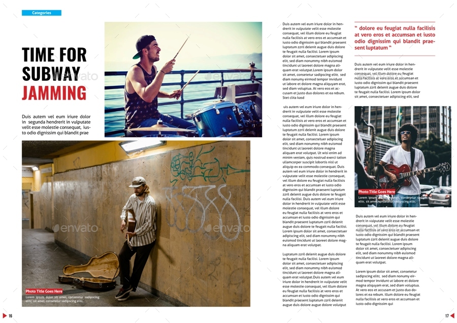 Music Magazine, Print Templates | GraphicRiver