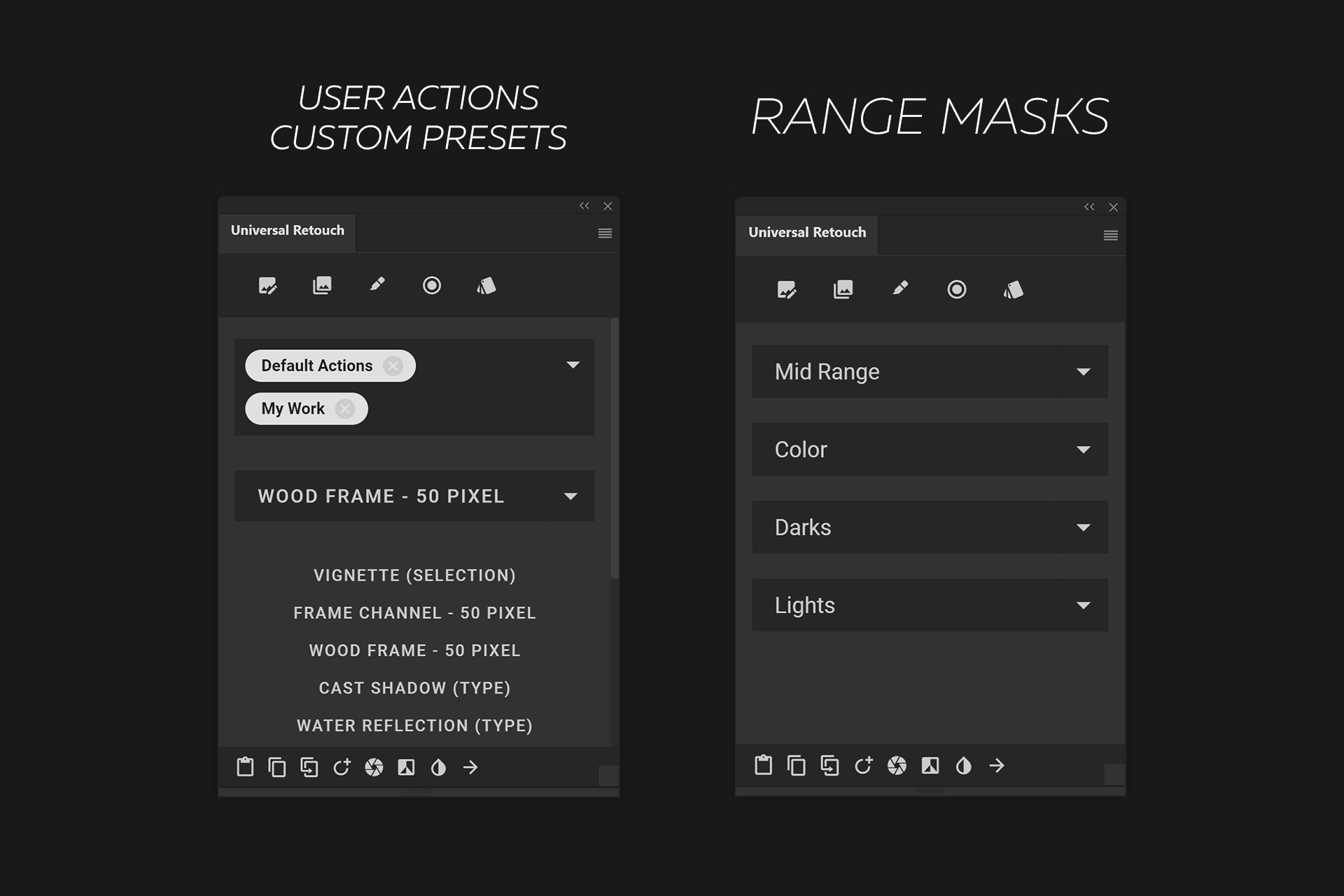 Retouch Panel for Photoshop, Add-ons | GraphicRiver