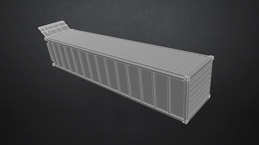 Shipping Container - Low Poly by MSWoodvine | 3DOcean