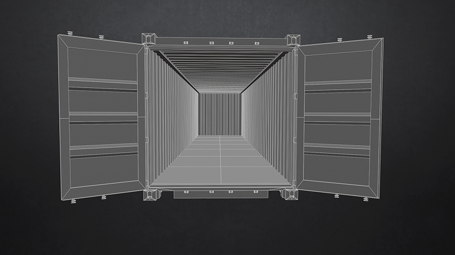 Shipping Container - Low Poly by MSWoodvine | 3DOcean