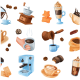Coffee Realistic Stickers Set by alexdndz | GraphicRiver