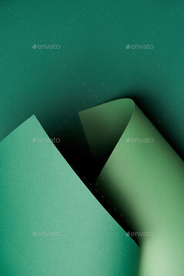 beautiful bright abstract green paper background Stock Photo by ...
