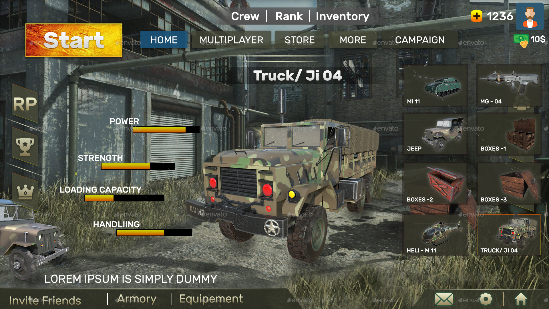 FPS War Fare UI Kit-2D First Person GUI Pack, Game Assets | GraphicRiver