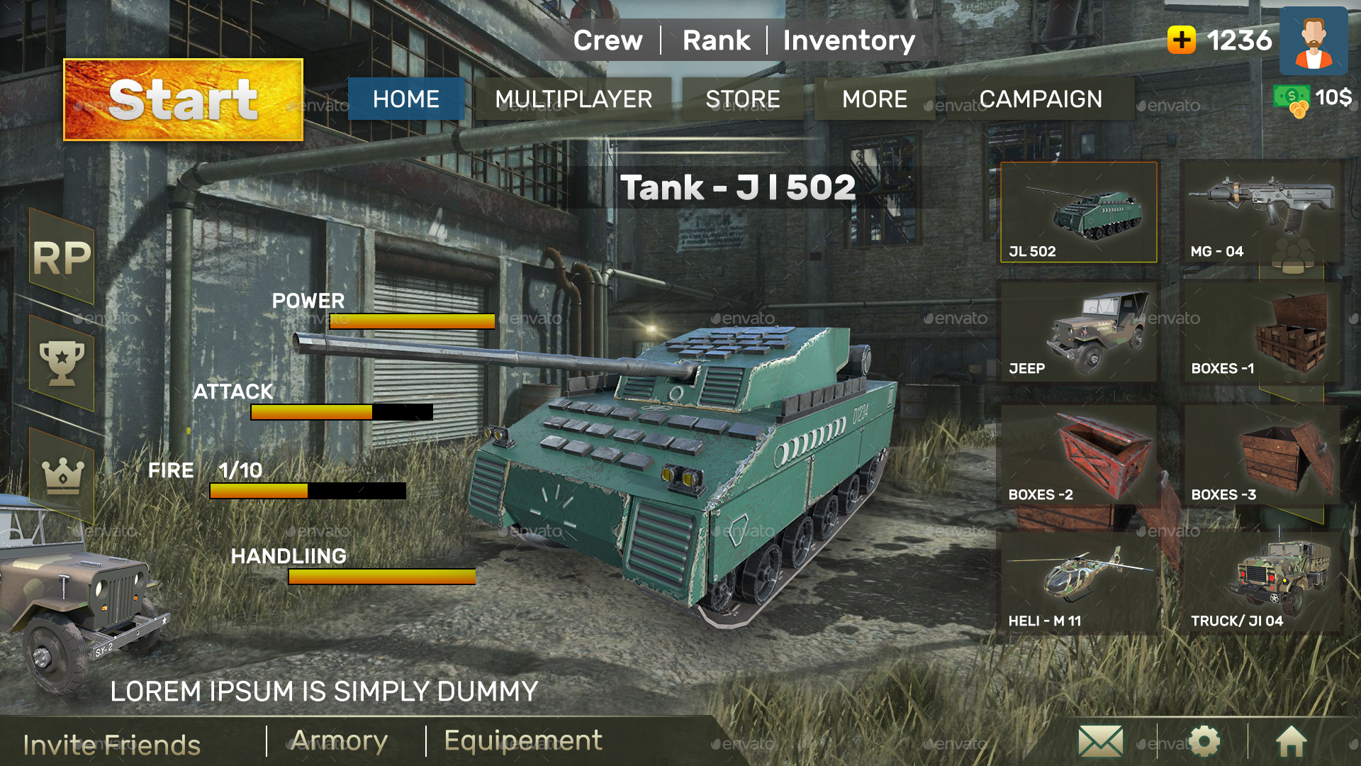 FPS War Fare UI Kit-2D First Person GUI Pack, Game Assets | GraphicRiver