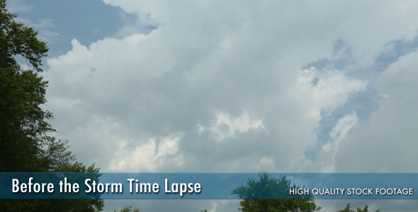 Before The Storm Time Lapse, Stock Footage | VideoHive