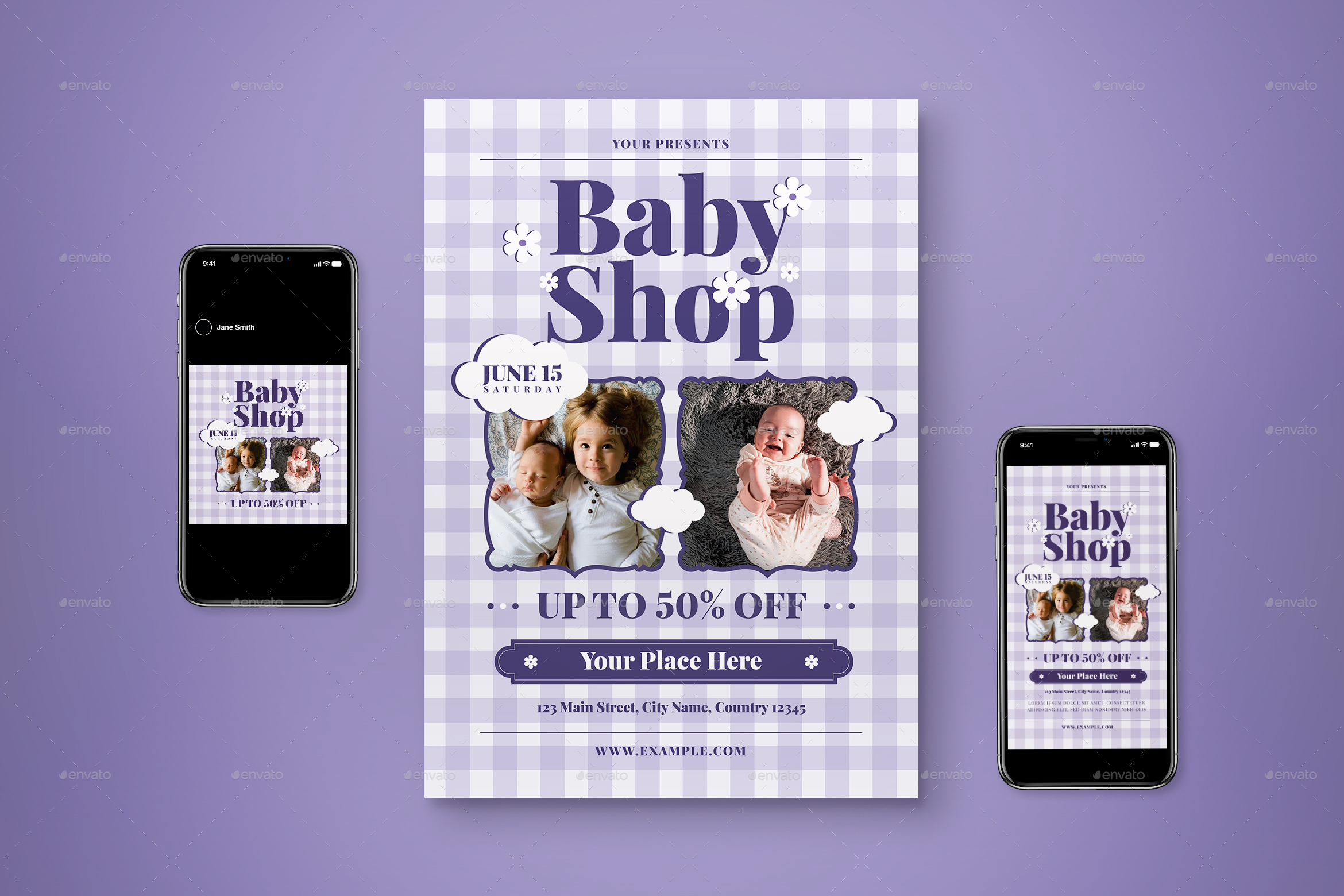 Baby Shop Flyer Set, Print Templates | GraphicRiver