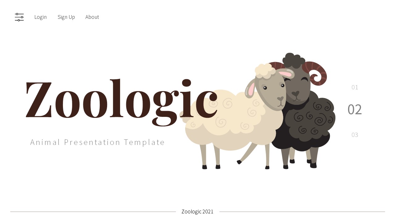 Zoologic Animal Presentation Template, Presentation Templates ...