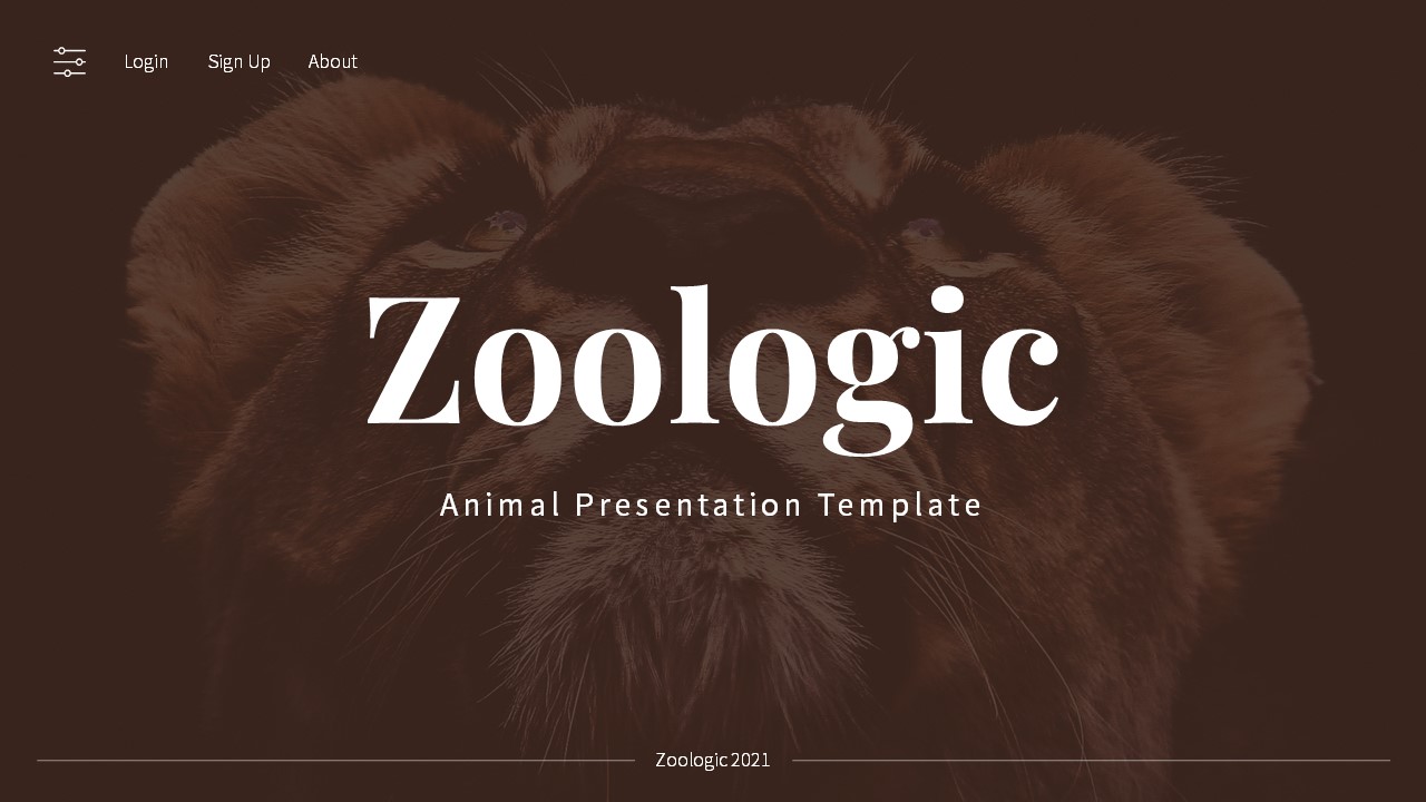 Zoologic Animal Presentation Template, Presentation Templates ...