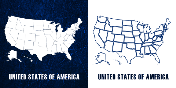 CUSTOM MAP SHAPES FOR ALL STATES IN THE USA, Add-ons | GraphicRiver