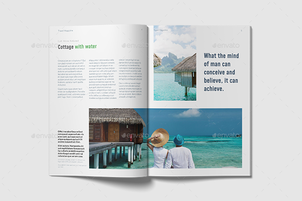 Travel Magazine Template, Print Templates | GraphicRiver