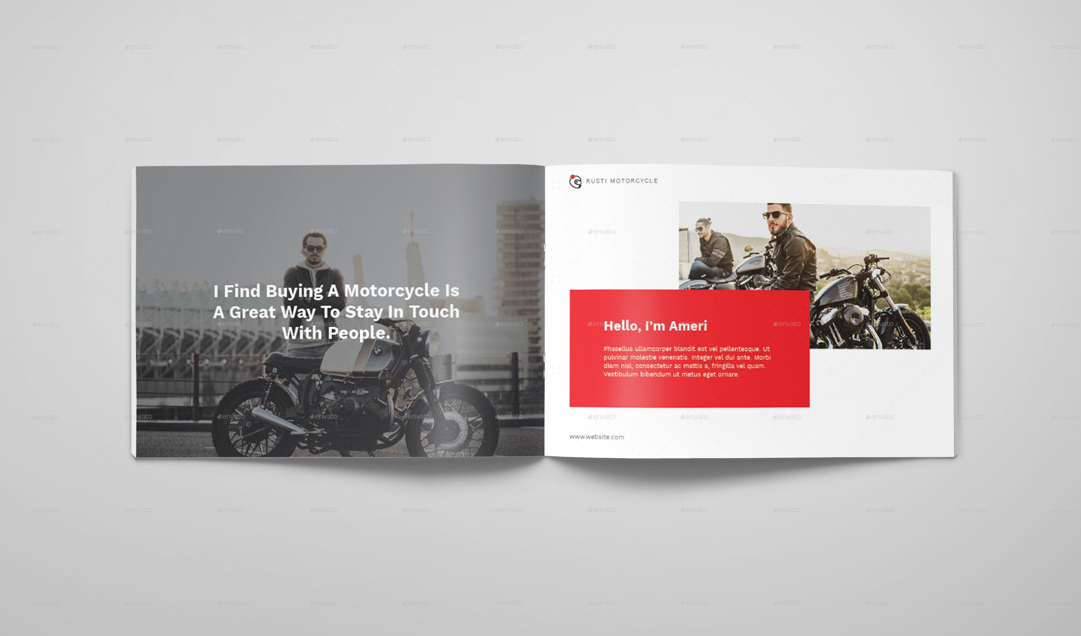 Custom Motor Brochure A5 Template, Print Templates | GraphicRiver