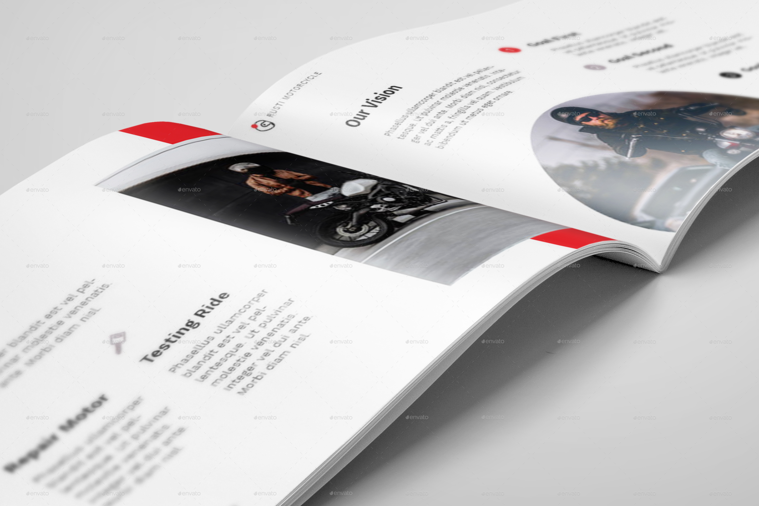 Custom Motor Brochure A5 Template, Print Templates | GraphicRiver