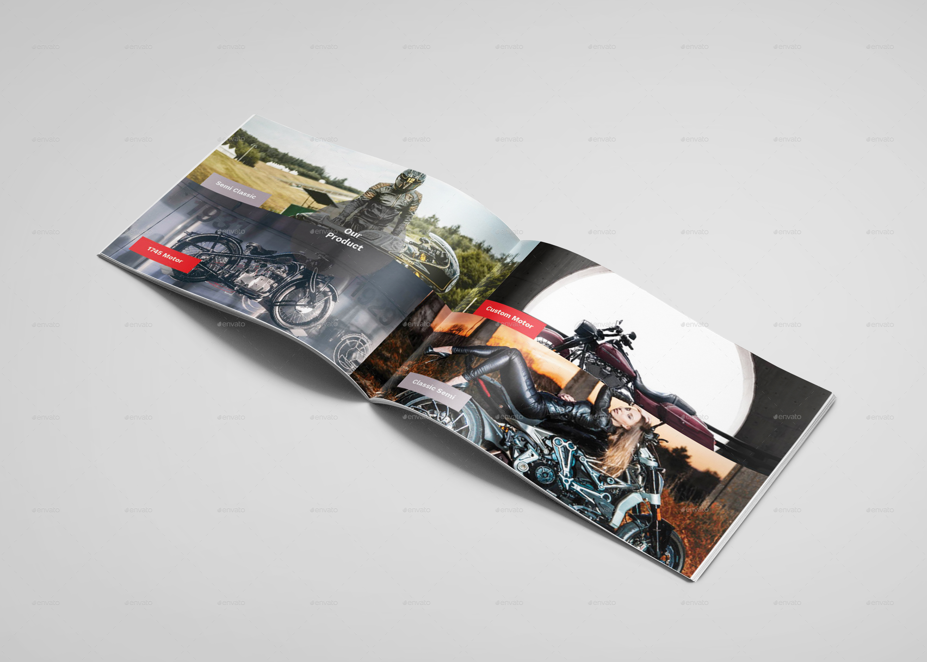 Custom Motor Brochure A5 Template, Print Templates | GraphicRiver