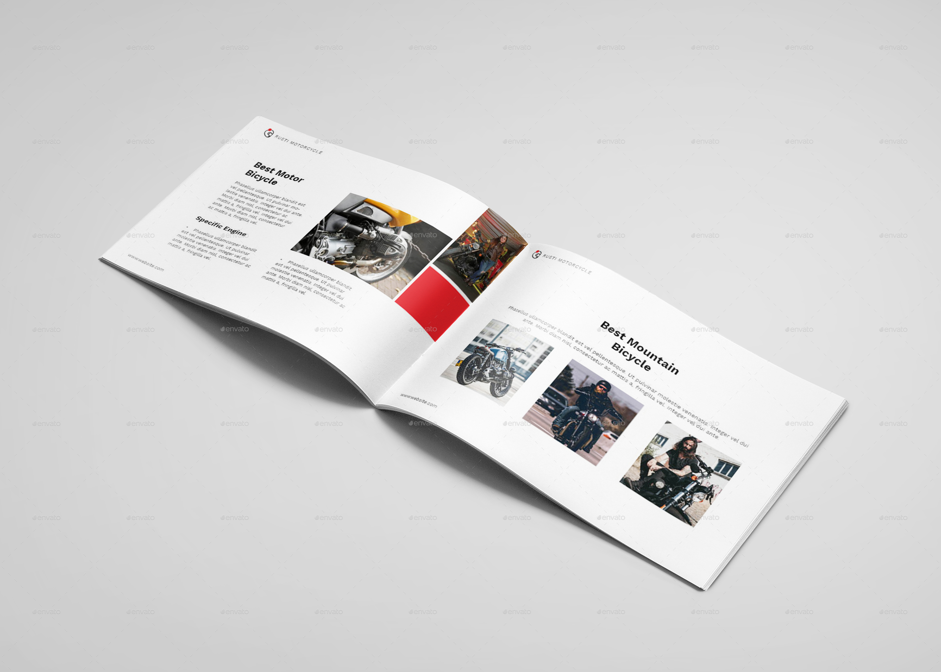 Custom Motor Brochure A5 Template, Print Templates | GraphicRiver