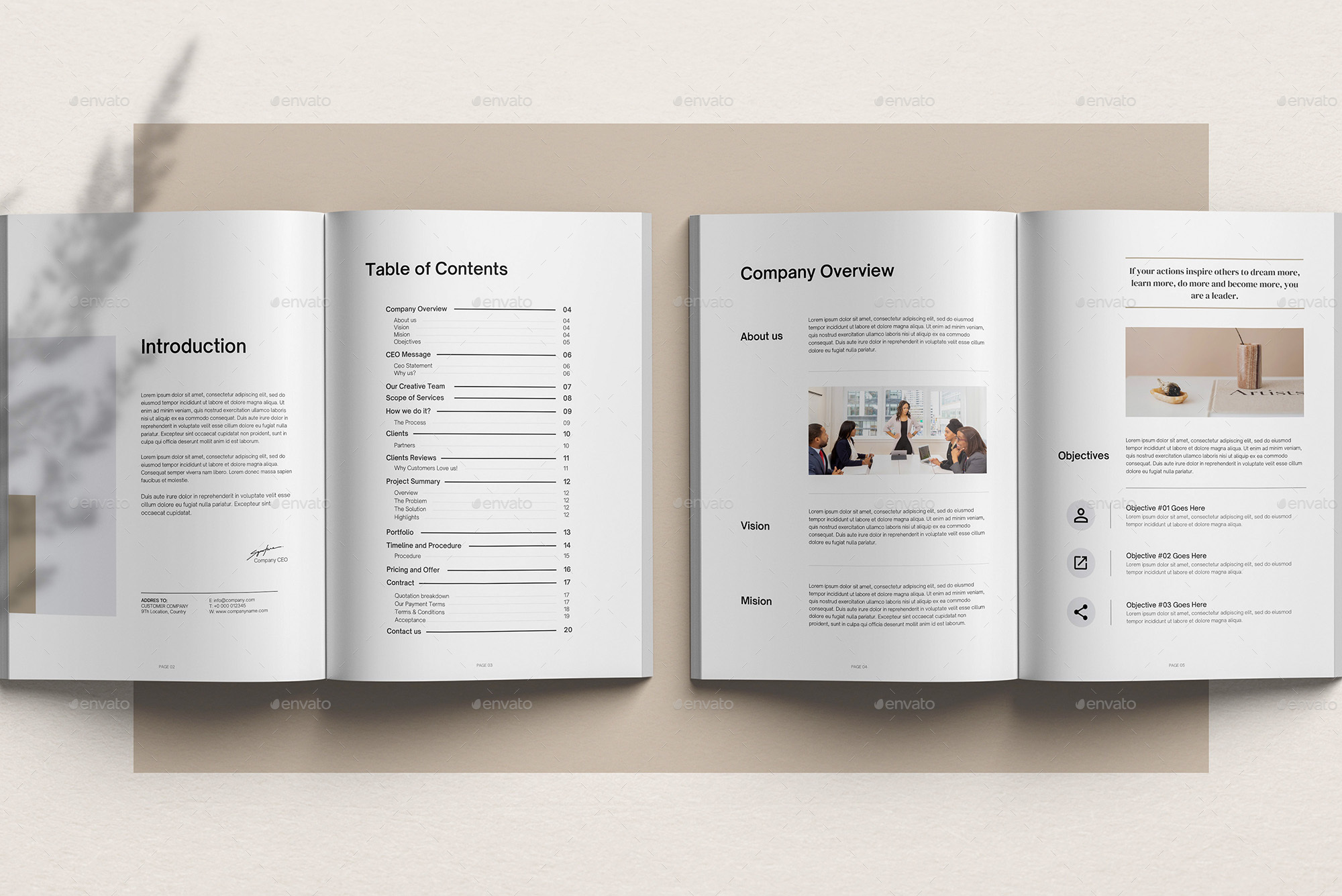 Project Proposal 20 Pages, Print Templates | GraphicRiver