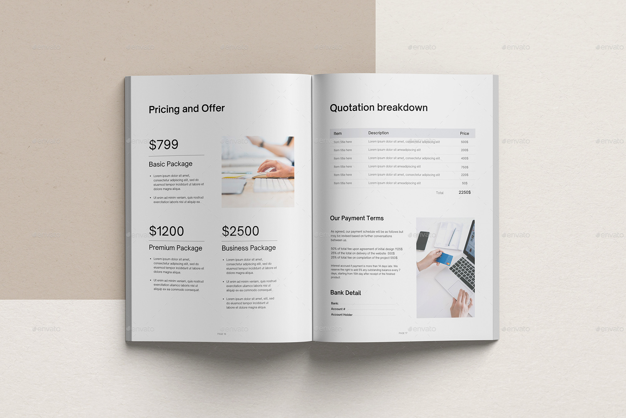 Project Proposal 20 Pages, Print Templates | GraphicRiver
