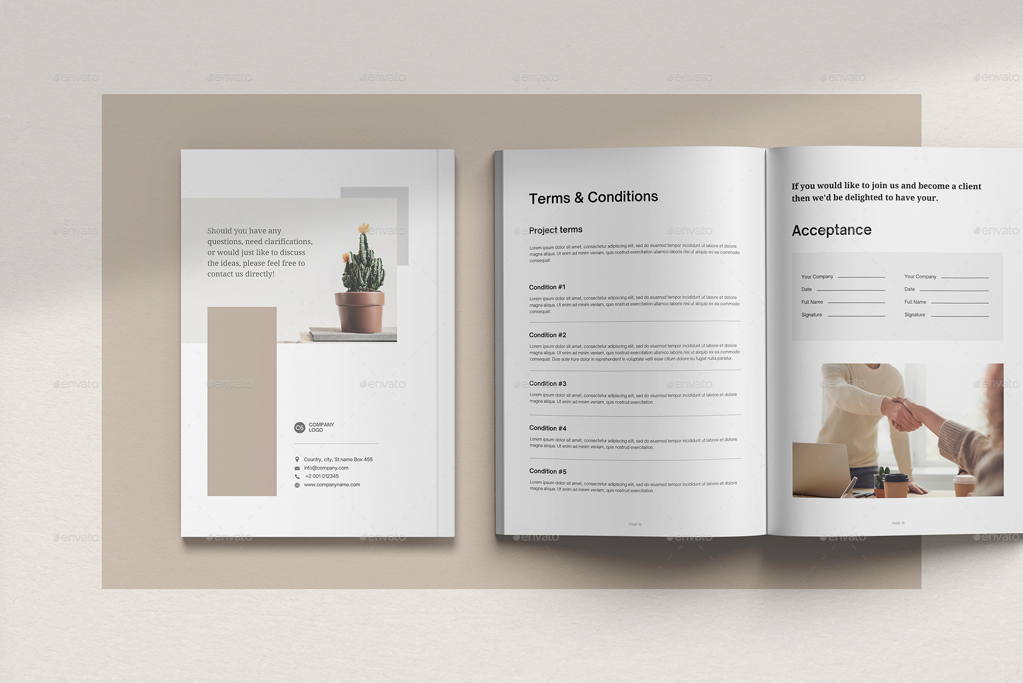 Project Proposal 20 Pages, Print Templates | GraphicRiver