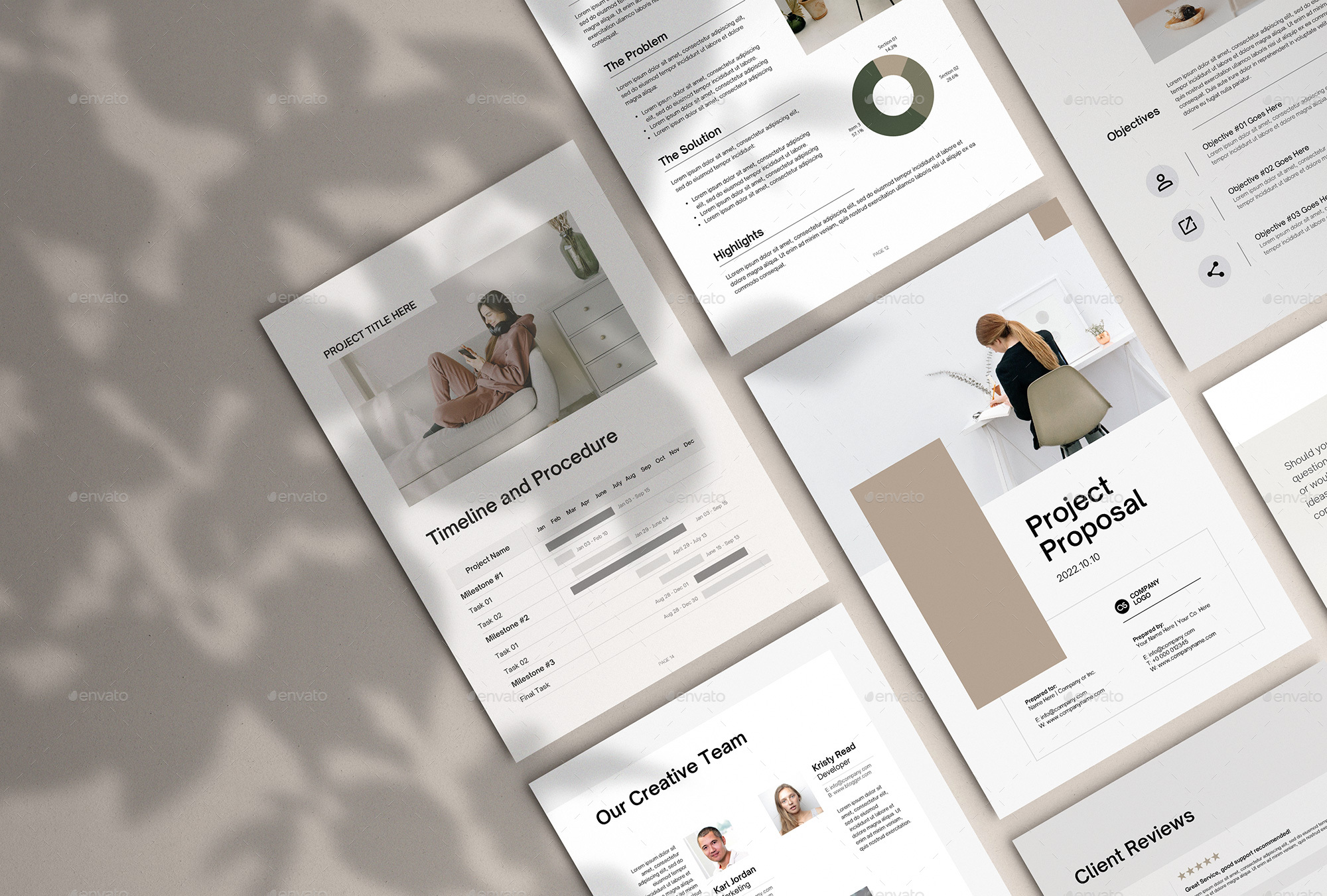 Project Proposal 20 Pages, Print Templates | GraphicRiver