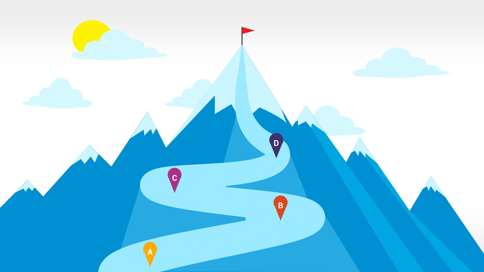 Goals Infographics Keynote & Illustrator Presentation, Presentation ...